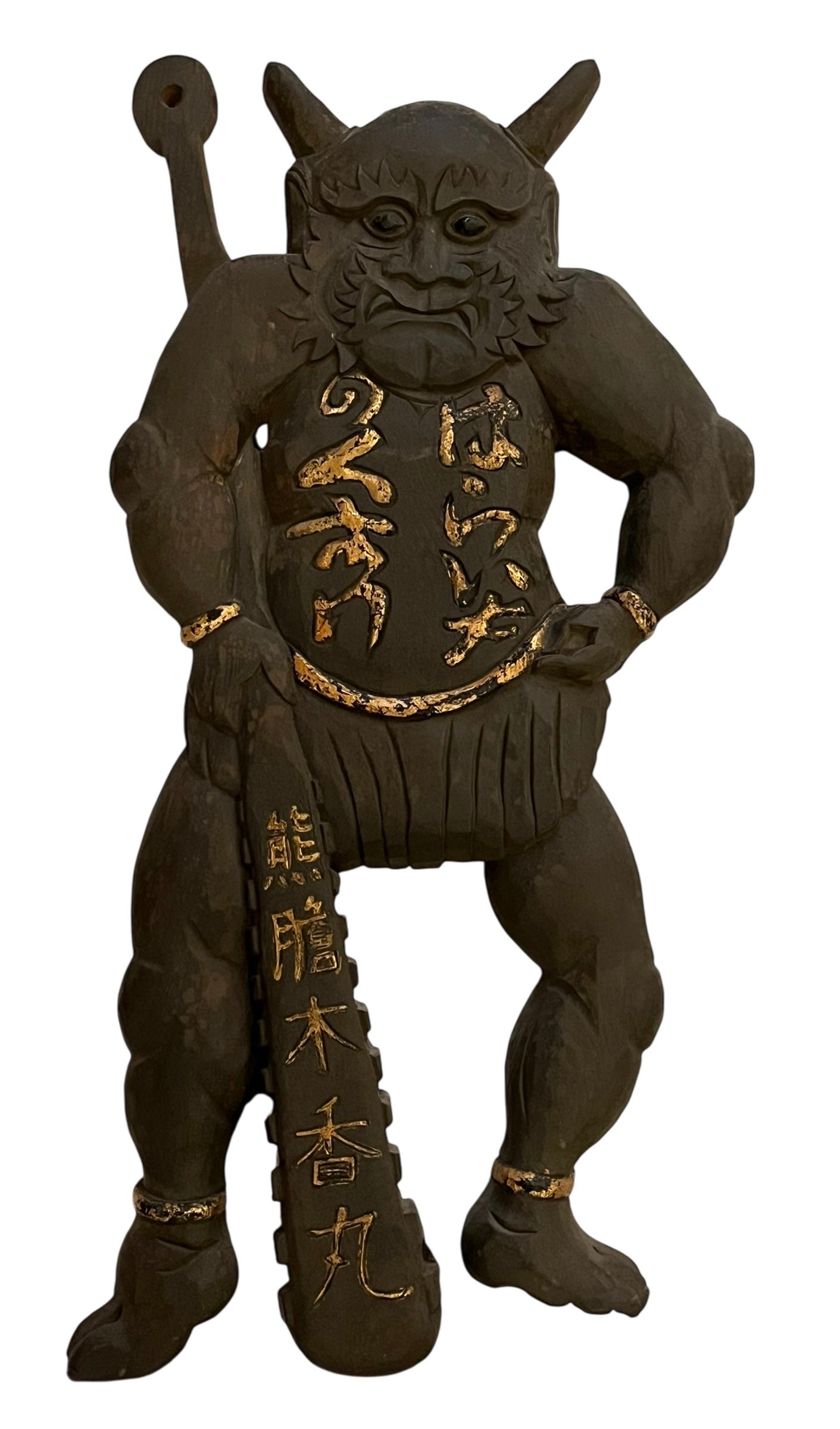 Antique Japanese Shop Sign / Kanban Depicting Oni | Shimmer